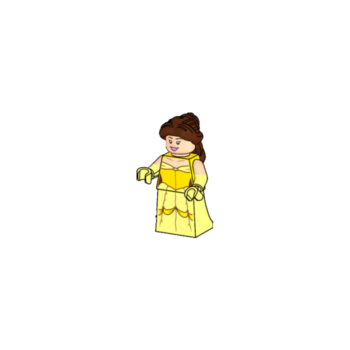 LEGO Belle with Dress with White Creases Minifigure | Brick Owl