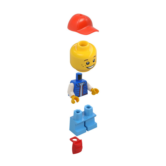 LEGO Billy - Blue Vest and Red Backpack Minifigure | Brick Owl - LEGO ...