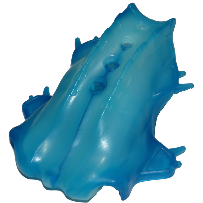 LEGO Bionicle Barraki Carapar Head with Marbled Transparent Dark Blue ...
