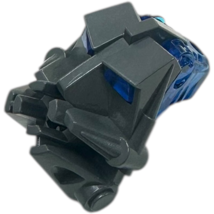 LEGO Bionicle Head Connector Block with Transparent Dark Blue Eye ...