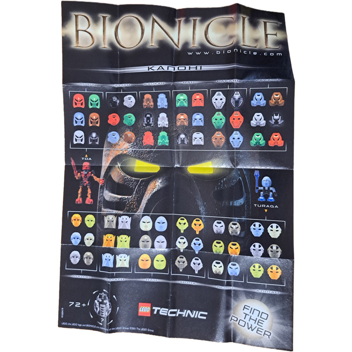 LEGO Bionicle Kanohi poster (72720) | Brick Owl - LEGO Marketplace