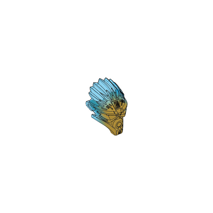 LEGO Bionicle Mask of Water (Unity) with Transparent Dark Blue (24160 ...