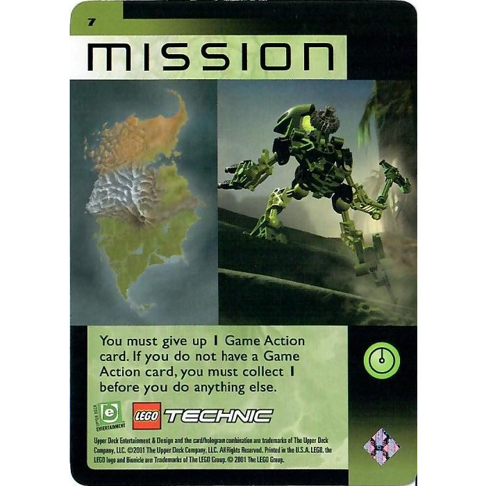 LEGO Bionicle Quest for the Masks Card 007 - Mission | Brick Owl - LEGO ...