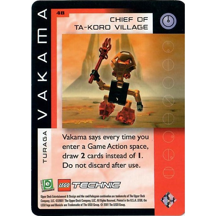 LEGO Bionicle Quest for the Masks Card 048 - Chief of Ta-Koro Village ...