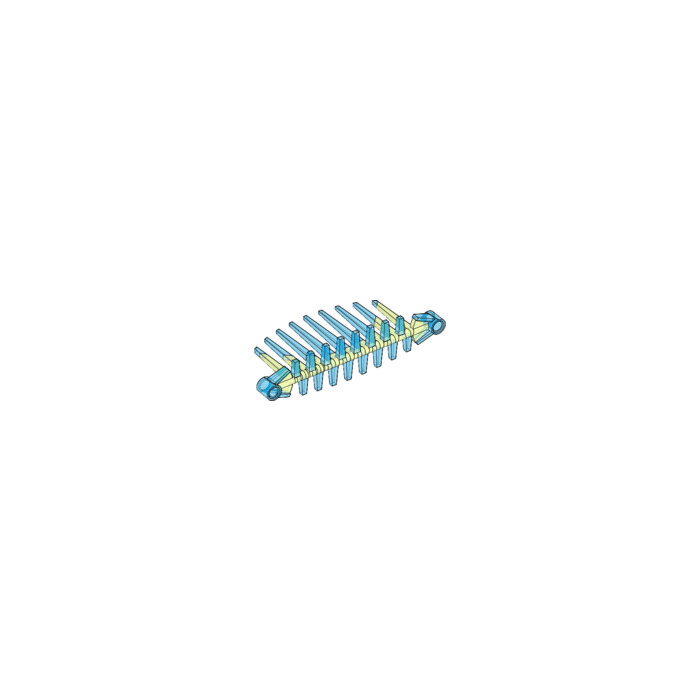 LEGO Bionicle Soft Barraki Spine 3 x 12 x 5 with Marbled Transparent ...