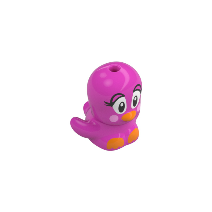 LEGO Bird with Open Wings with Bright Pink Cheeks and Eyelids (3918 / ...