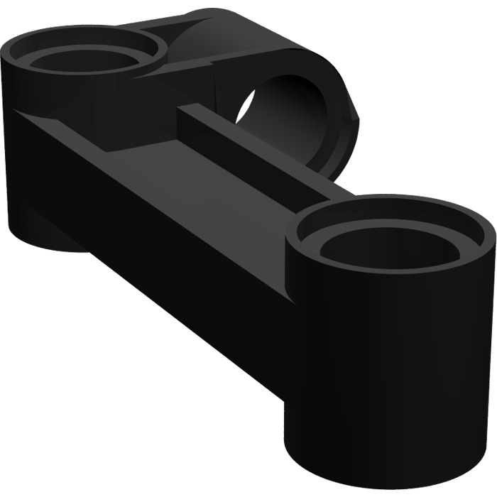 LEGO Black 90-Degree Cross Block Beam with Holes (11455 / 29162 ...