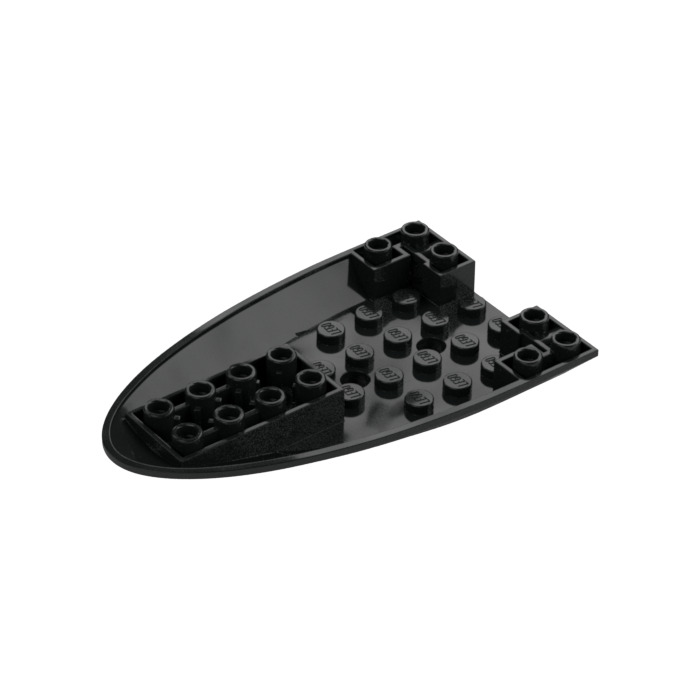 LEGO Black Airplane Bottom 6 x 10 Inverted Curved (5122) | Brick Owl ...