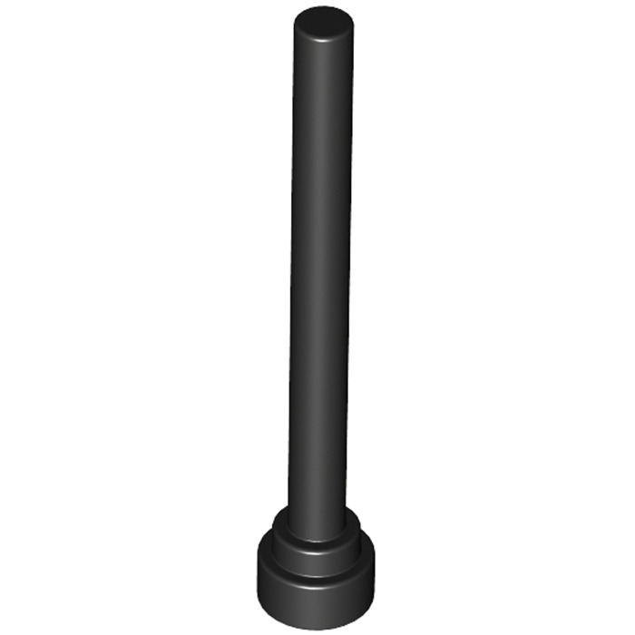 LEGO Black Antenna 1 x 4 with Rounded Top (3957 / 30064) | Brick Owl ...