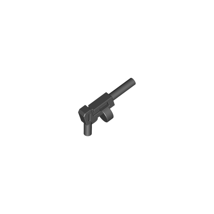 LEGO Black Automatic Long Barrel Pistol (85973) | Brick Owl