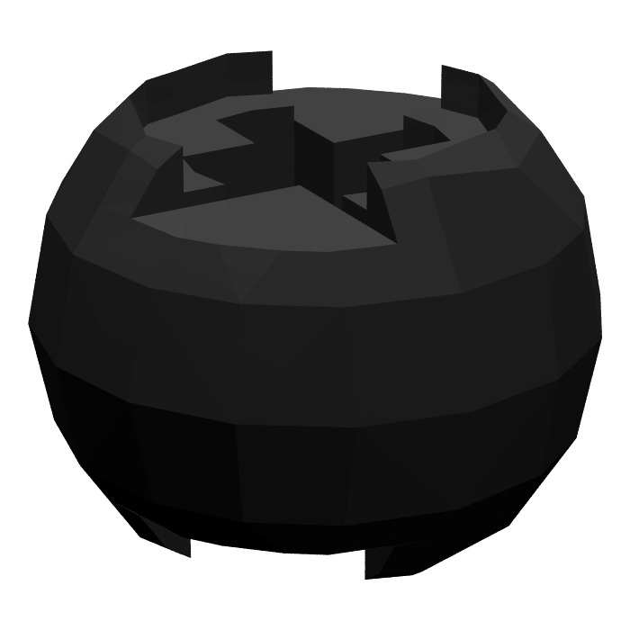 LEGO Black Ball with Through Axlehole (53585) | Brick Owl - LEGO ...