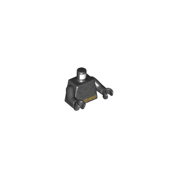 LEGO Batman with One Piece Cowl and Cape with Complex Bat Logo Minifig ...