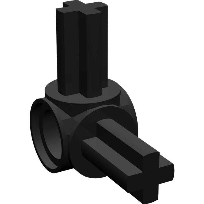 LEGO Black Beam 1 with Perpendicular Axles (10197) | Brick Owl - LEGO ...