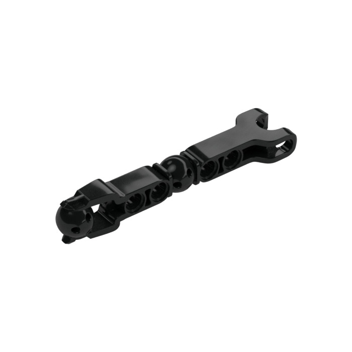 LEGO Black Beam 4 with Ball Joint and Ball Socket (90613) | Brick Owl ...