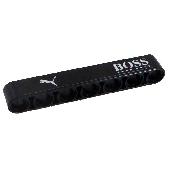 LEGO Black Beam 7 with Puma and 'BOSS' Left Sticker (32524) | Brick Owl ...