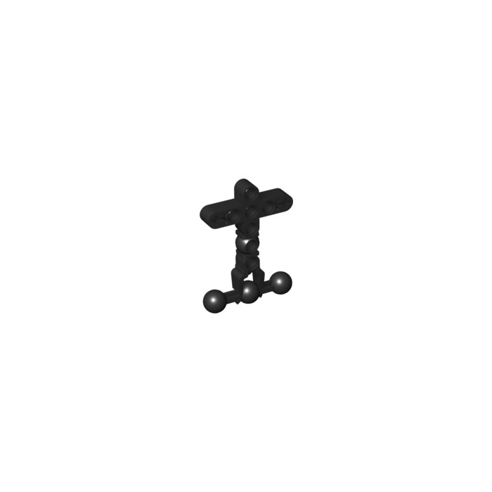 LEGO Black Beam Torso with Beams and Ball Joints (24010) | Brick Owl ...