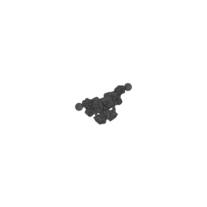LEGO Black Bionicle Piraka Torso with Ball Joints (53564) | Brick Owl