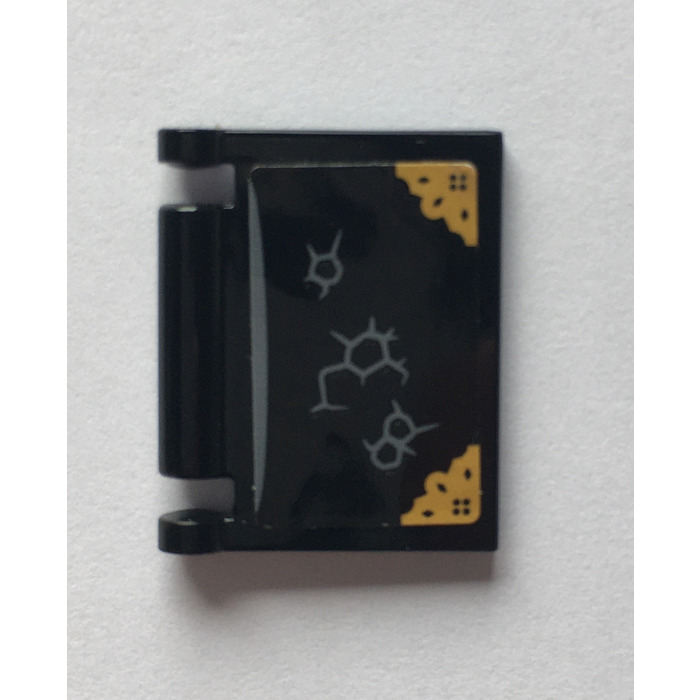 LEGO Black Book Cover with Riddle Diary Cover Sticker (24093) | Brick ...