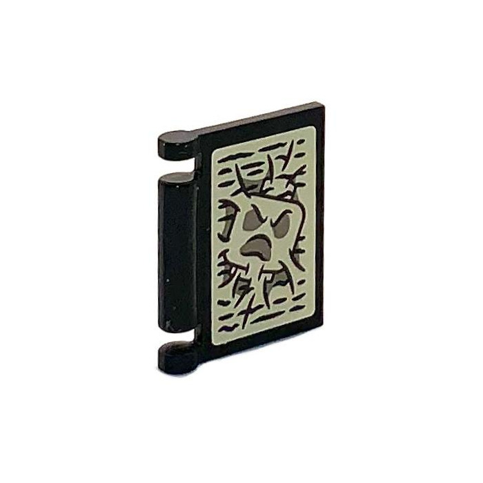 LEGO Book Cover with Screaming Face on Bookpage Sticker (24093) | Brick ...