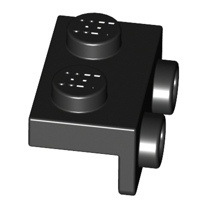 LEGO Black Bracket 1 x 2 - 1 x 2 (99781) | Brick Owl - LEGO Marketplace