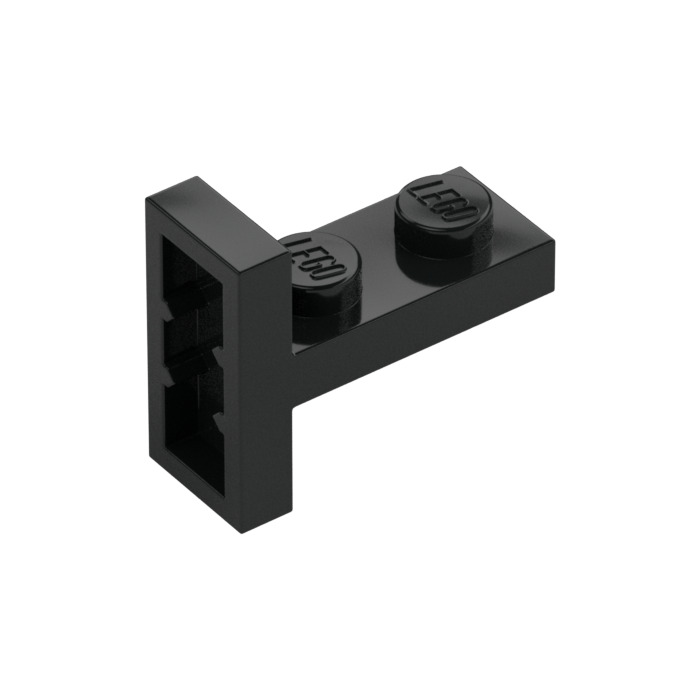 LEGO Black Bracket 1 x 2 with Vertical Tile 1 x 2 (4585) | Brick Owl ...