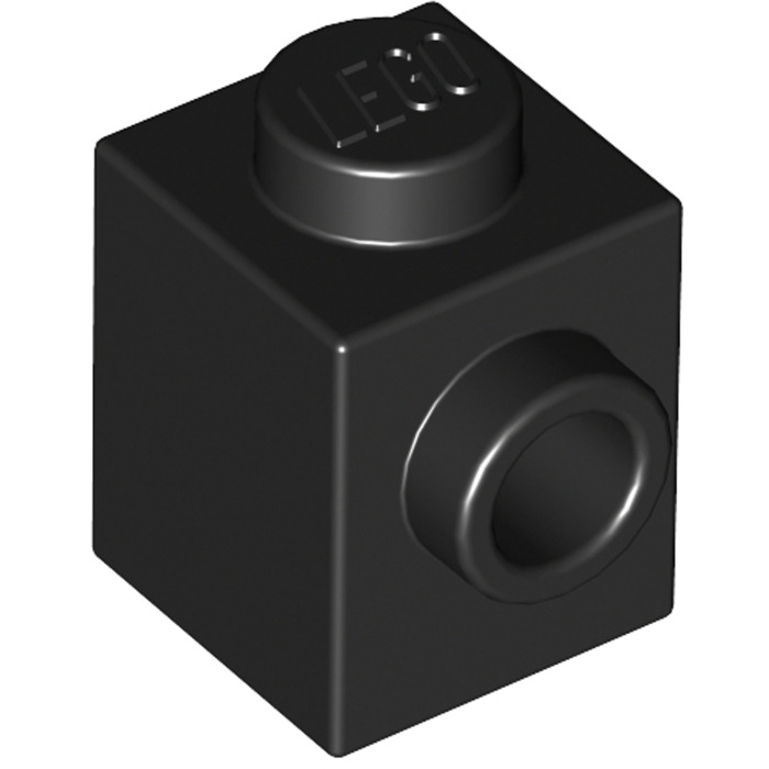 LEGO Black Brick 1 x 1 with Stud on One Side (87087) | Brick Owl - LEGO ...
