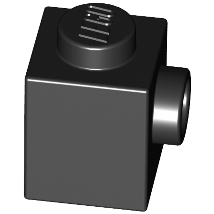LEGO Black Brick 1 x 1 with Stud on One Side (87087) | Brick Owl - LEGO ...
