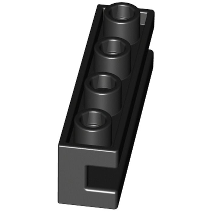 LEGO Black Brick 1 x 4 with Groove (2653) | Brick Owl - LEGO Marketplace