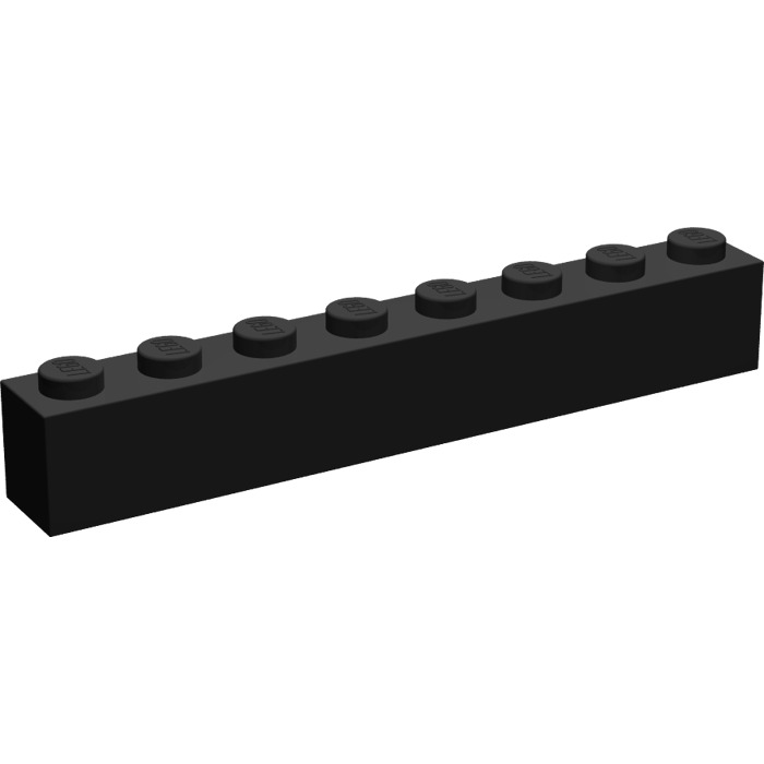 LEGO Black Brick 1 x 8 (3008) | Brick Owl - LEGO Marketplace