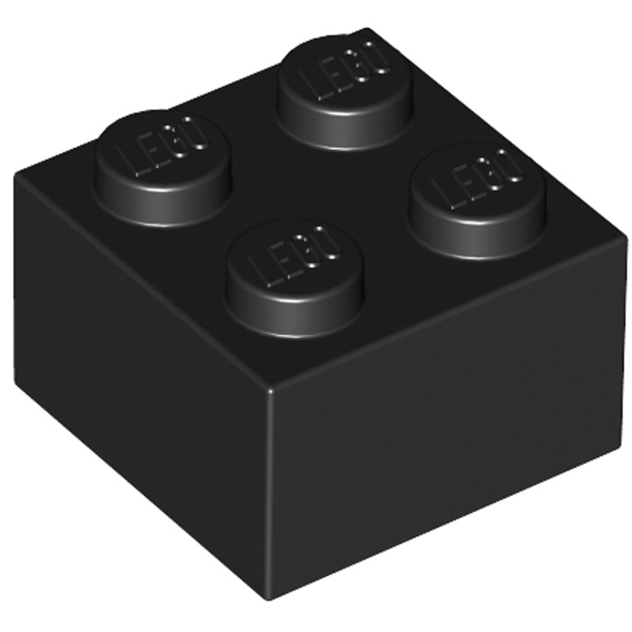 LEGO Black Brick 2 x 2 (3003 / 6223) | Brick Owl - LEGO Marketplace