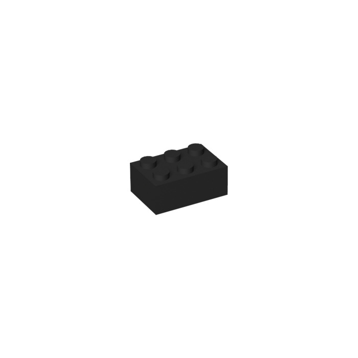 LEGO Black Brick 2 x 3 (3002) | Brick Owl - LEGO Marketplace