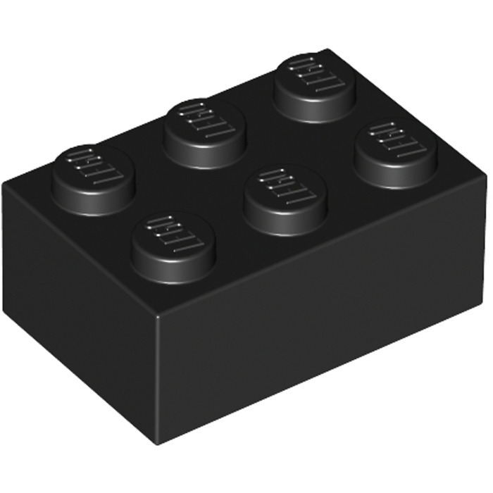 LEGO Black Brick 2 x 3 (3002) | Brick Owl - LEGO Marketplace