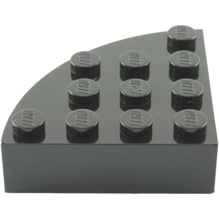 LEGO Black Brick 4 x 4 Round Corner (2577) | Brick Owl - LEGO Marketplace