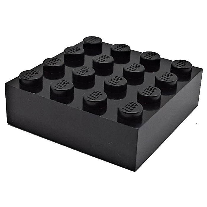 LEGO Black Brick 4 x 4 with Magnet (11380 / 49555) | Brick Owl - LEGO ...