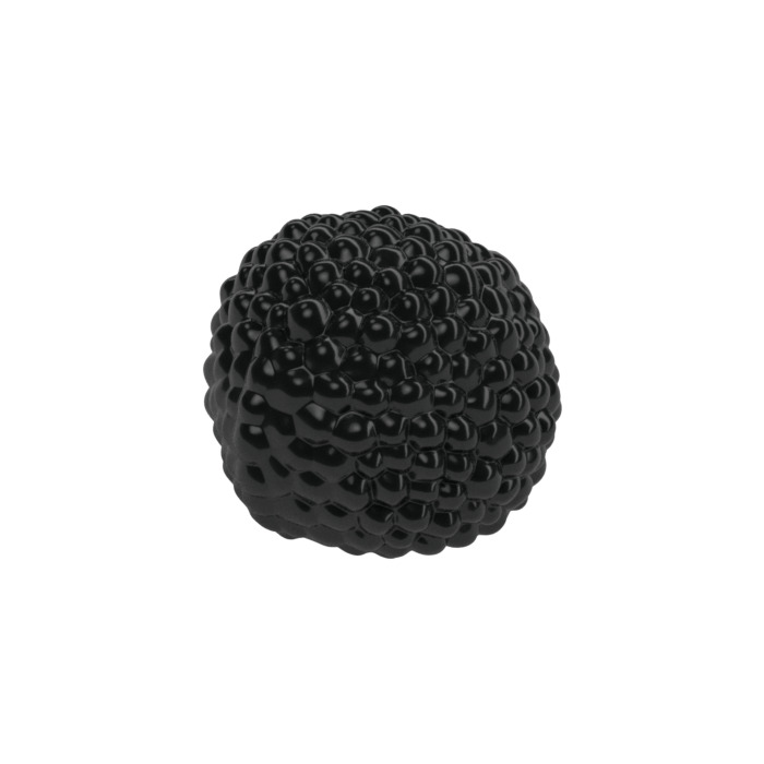 LEGO Black Bushy Bubble Style Hair (86385 / 87995) | Brick Owl