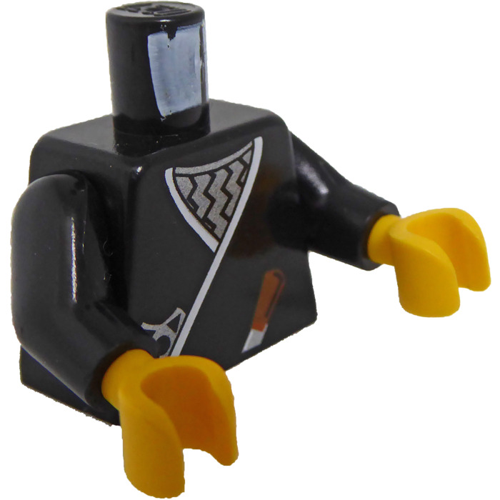 LEGO Castle Ninja Torso with Wrap, Dagger, Silver Star (973 / 73403 ...