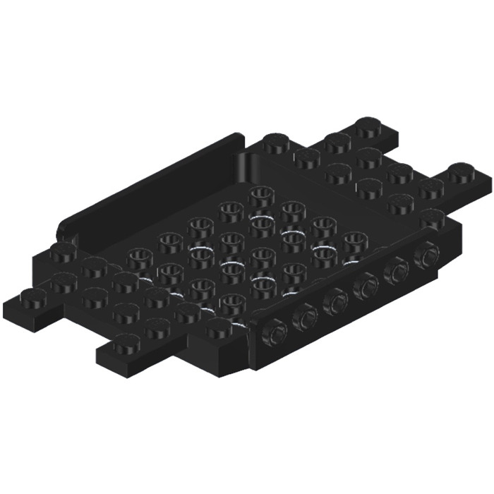 LEGO Black Chassis 6 x 12 x 1 1/3 (3385 / 7913) | Brick Owl