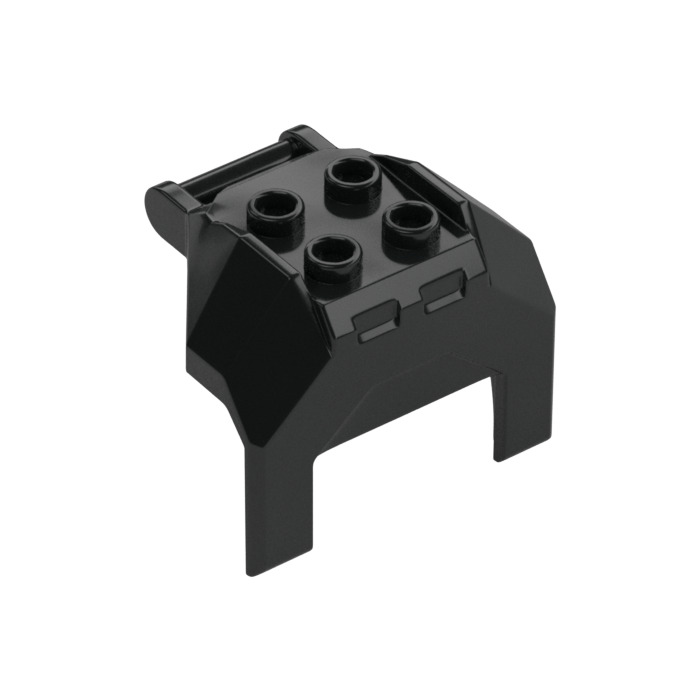 LEGO Black Chest Armor with 4 Studs and Bar Handle (27167) | Brick Owl ...