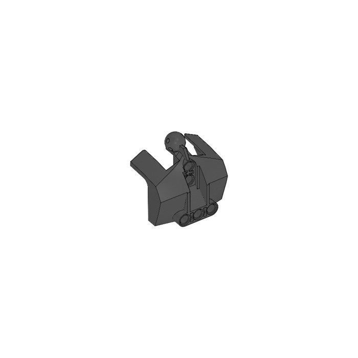 LEGO Black Chest Armor with Holes and Ball Joint (24124) | Brick Owl ...