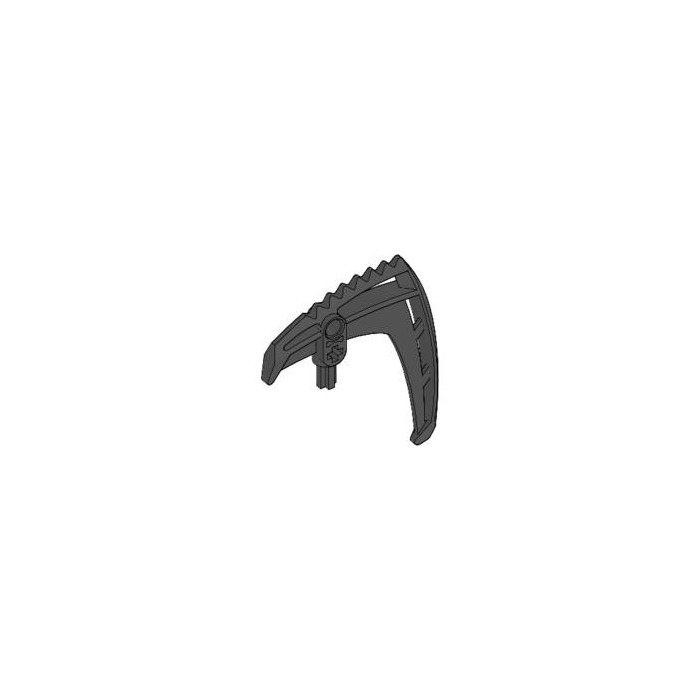 LEGO Black Claw Blade with Sawteeth and Vents (57528) | Brick Owl