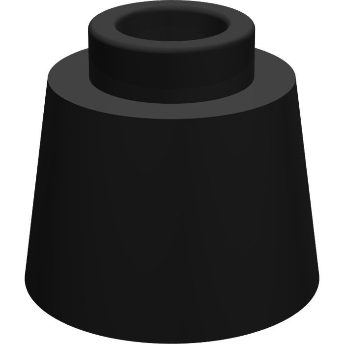 LEGO Black Cone 1 x 1 Minifig Hat Fez (29175 / 85975) | Brick Owl ...