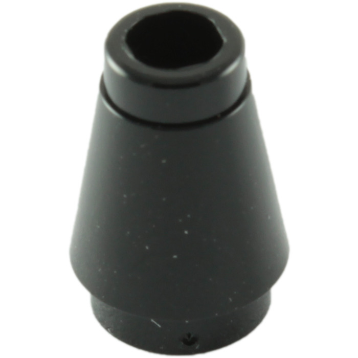 LEGO Black Cone 1 x 1 with Top Groove (4589) | Brick Owl