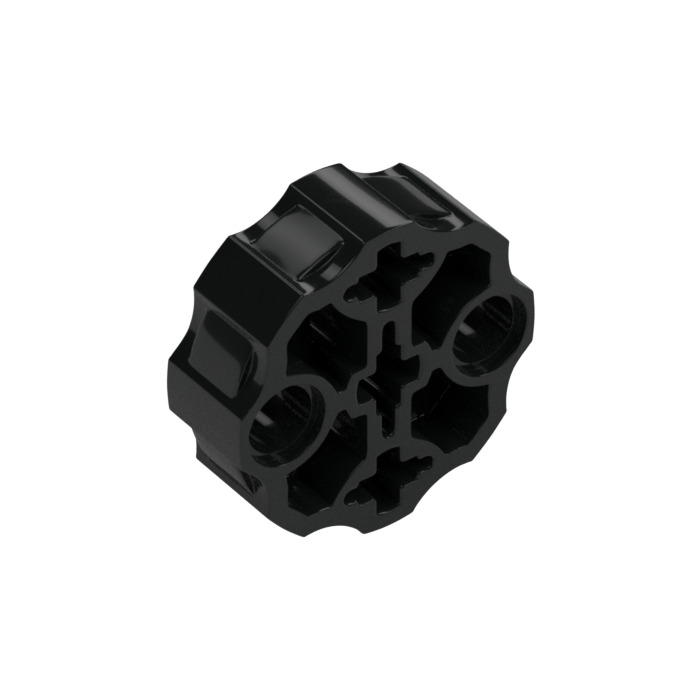 LEGO Black Connector Round with Pin and Axle Holes (31511 / 98585 ...