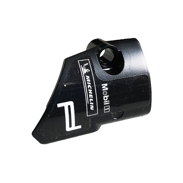 LEGO Curved Panel 2 Right with Mobil 1 michelin Sticker (87086) | Brick ...