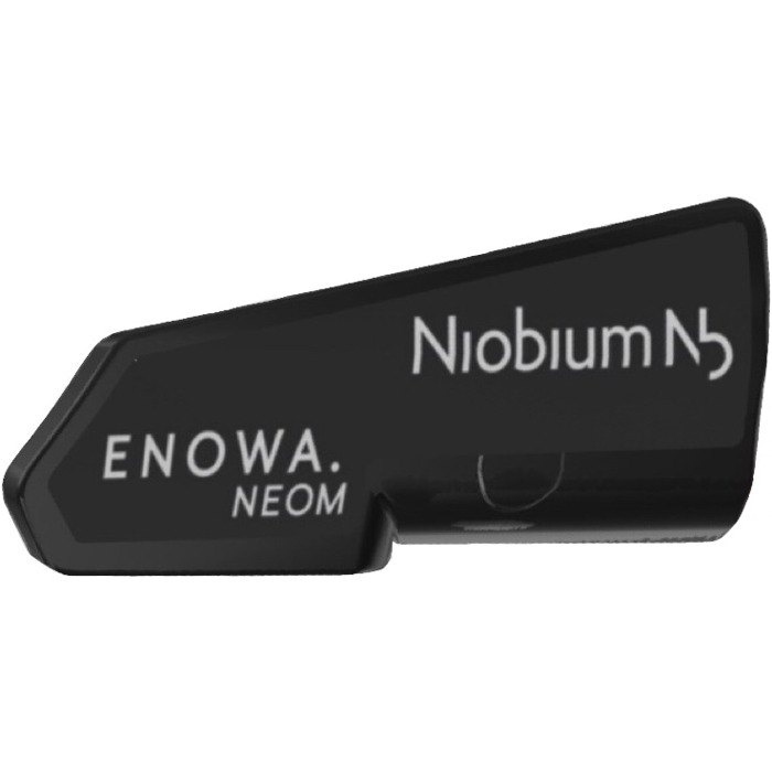 LEGO Black Curved Panel 21 Right with Niobium and Enowa Logos (Left ...