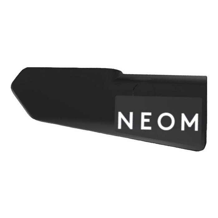 LEGO Black Curved Panel 22 Left with ‘NEOM’ (Right) Sticker (11947 ...