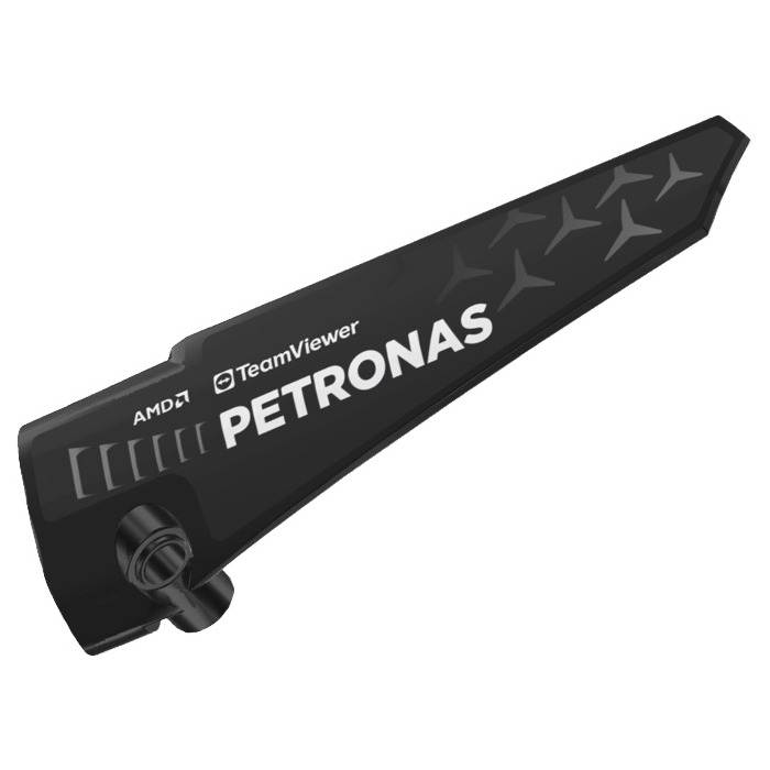 LEGO Curved Panel 6 Right with ‘PETRONAS’, ‘AMD’ and ‘TeamViewer ...