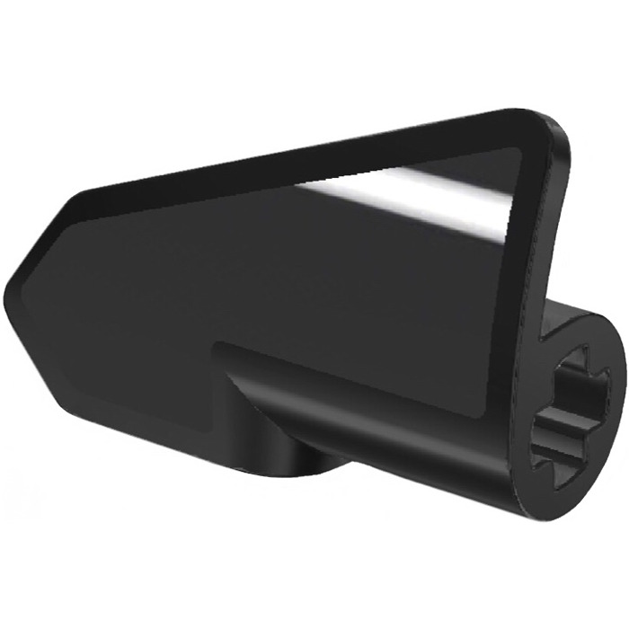 LEGO Curved Panel 8 Right with White Stripe Sticker | Brick Owl - LEGO ...