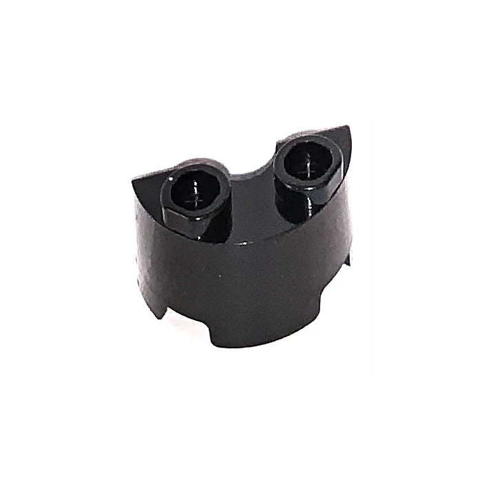 LEGO Black Cylinder 1 x 2 Half (7538 / 68013) | Brick Owl - LEGO ...