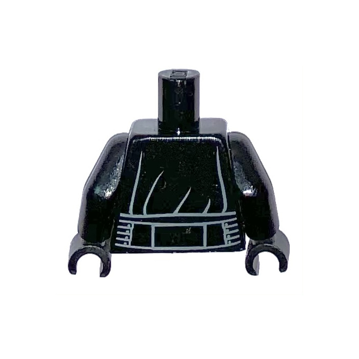 LEGO Black Darth Maul with Horns Torso (3814 / 76382) | Brick Owl